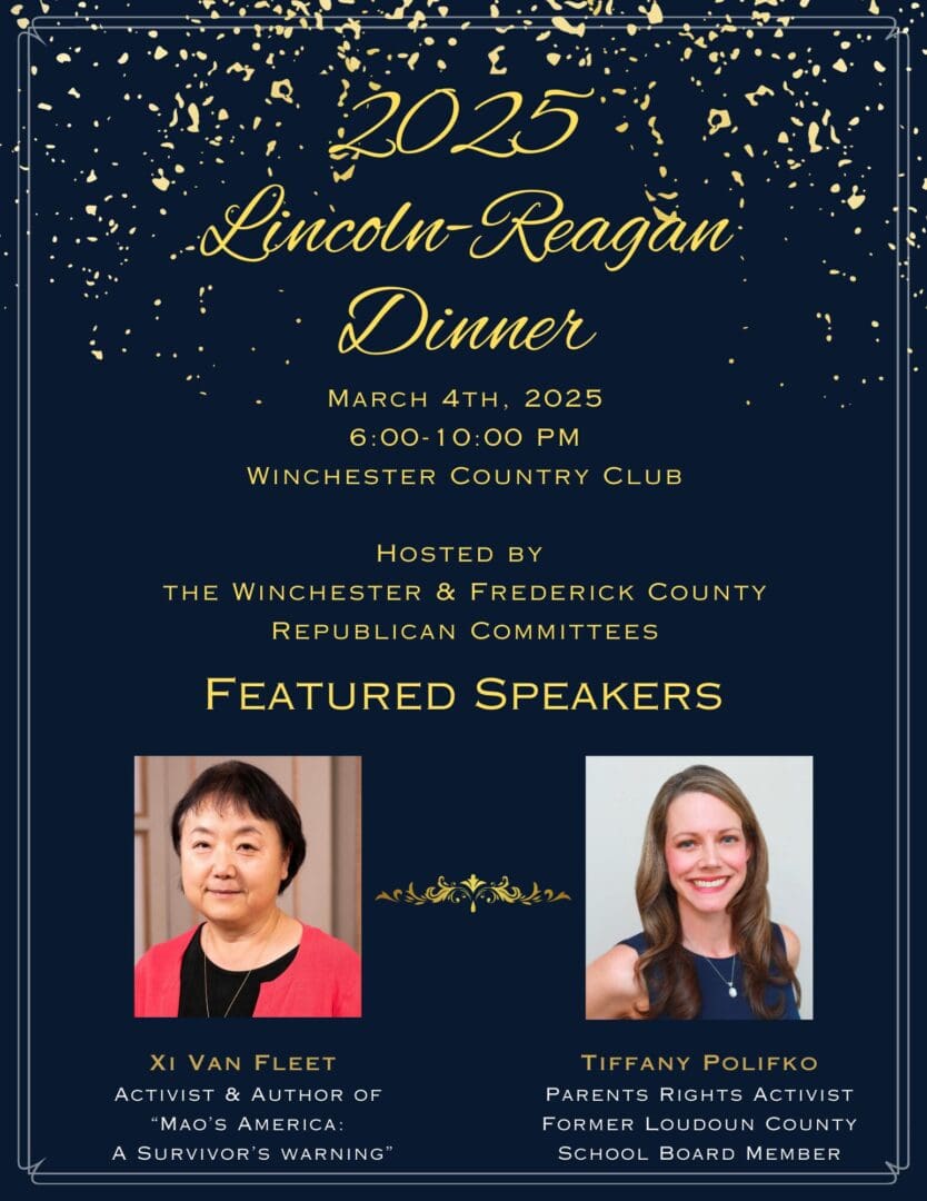 Lincoln-Reagan Dinner - Winchester Frederick Clarke Republican Women